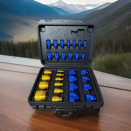 BRENNAN INDUSTRIES Thread Identification Kits: Inch, Aluminum, Anodized ...