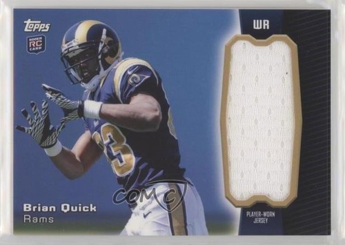 2012 Topps Jumbo Rookie Relics Brian Quick #RJR-BQ RC | eBay