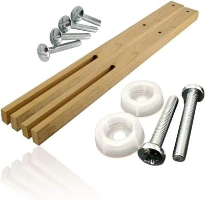 24" Headboard Struts Legs QUALITY WOOD Drilled&Slotted Size 61CM for ...