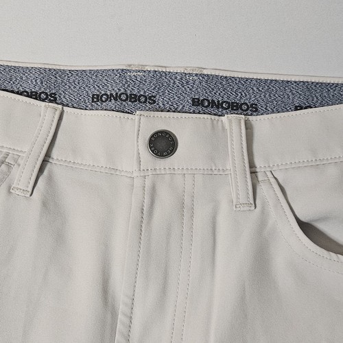 Bonobos Golf Pants Mens 34x33 Performance Stretch Chino Cream Off White | eBay