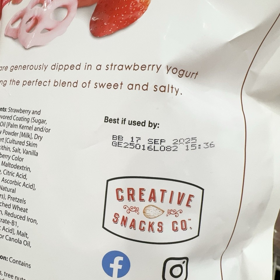 Creative Snacks Co. Strawberry & Yogurt Pretzels, 1 lb 10 oz | eBay