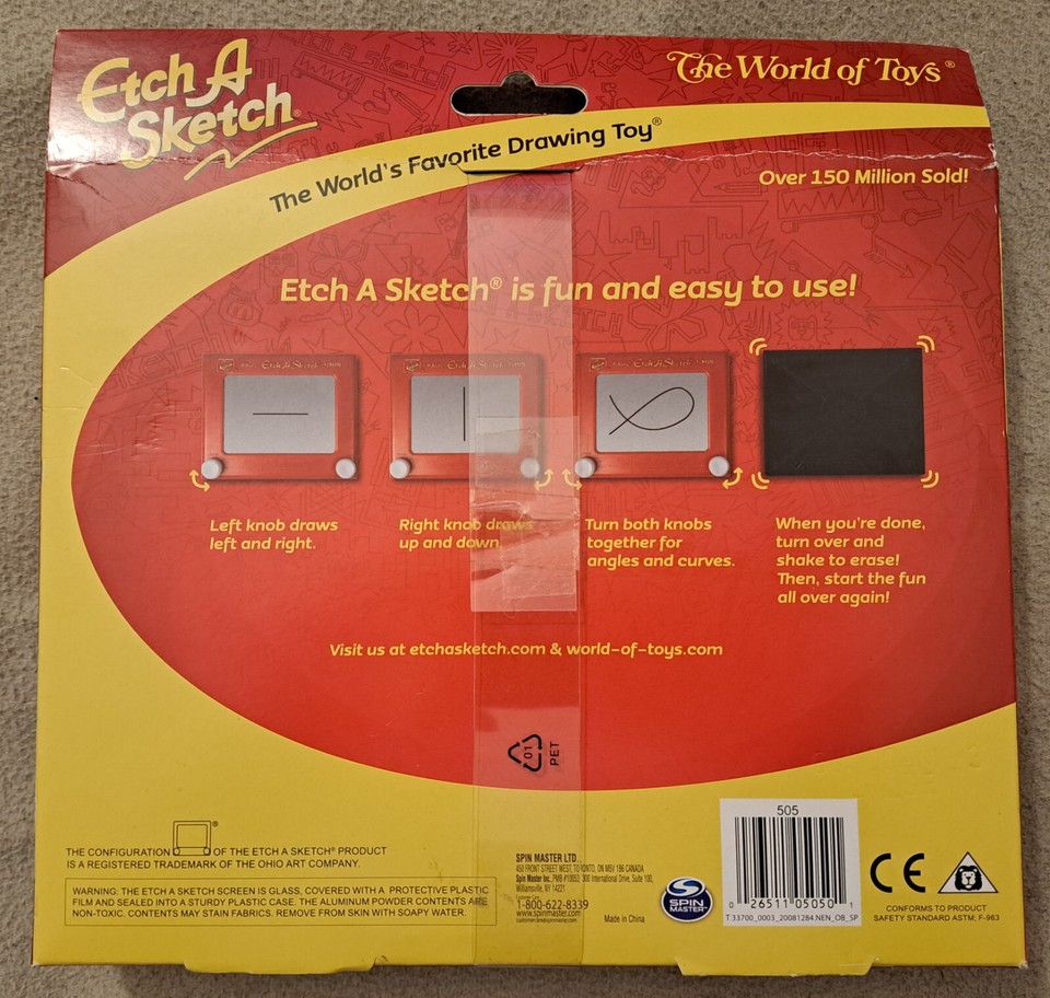 Etch A Sketch Magic Screen Drawing Toy | eBay