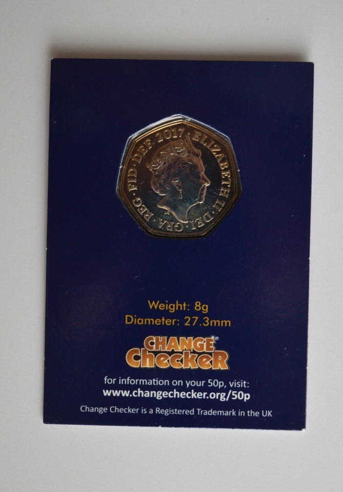 50p Change Checker Brilliant Uncirculated Fifty Pence Choice of Year ...