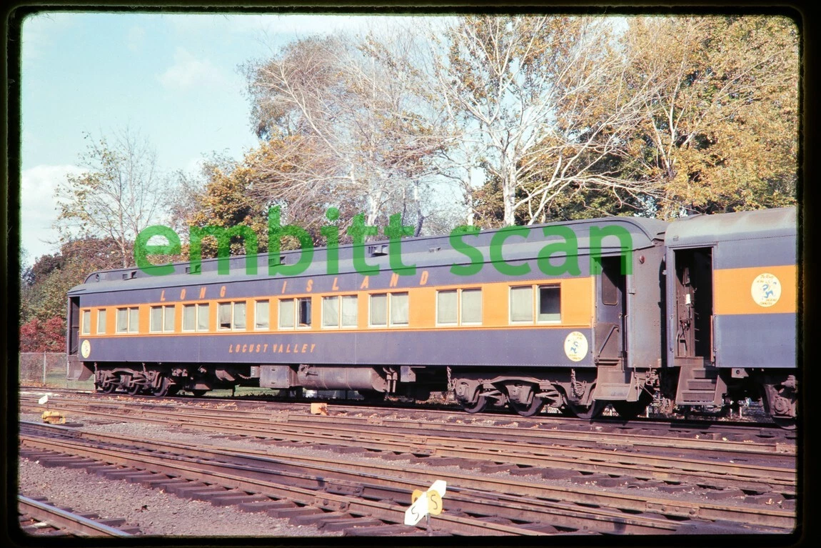 Original Slide, LIRR Long Island Passenger Car "Locust Valley", 1968 | eBay