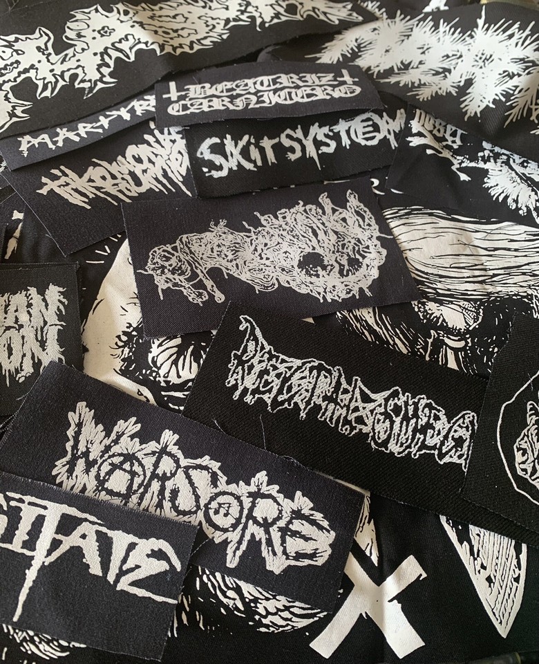 Lot Black Metal Patches X20 crust punk, death metal, dsbm, goth, | eBay