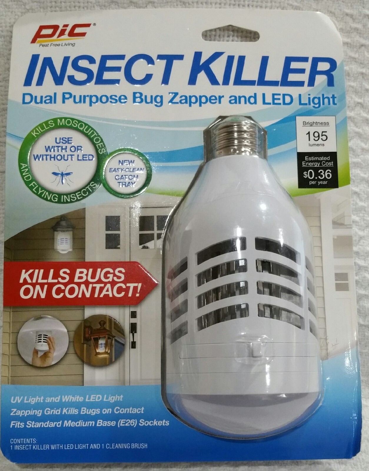 Insect Killer Dual Purpose Bug Zapper and LED Light | eBay