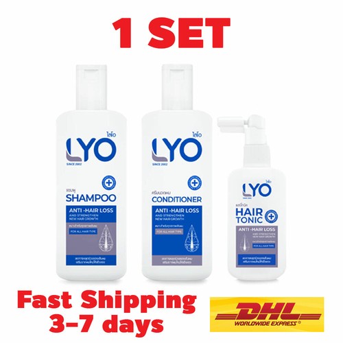 LYO Hair Tonic Shampoo Conditioner Reduce Hair Loss Growth Fast Beard ...