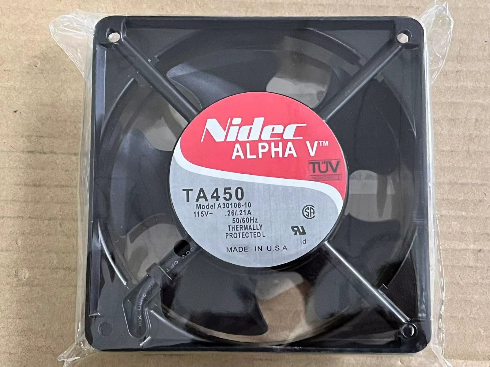 Nidec TA450 A30108-10 115V 0.21A 12038 Industrial cabinet cooling fan ...