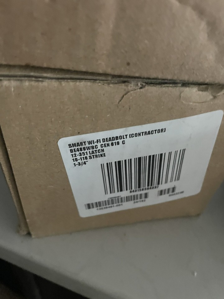 Schlage BE489WBCEN619 Encode Smart Wifi Deadbolt Century Trim Satin ...