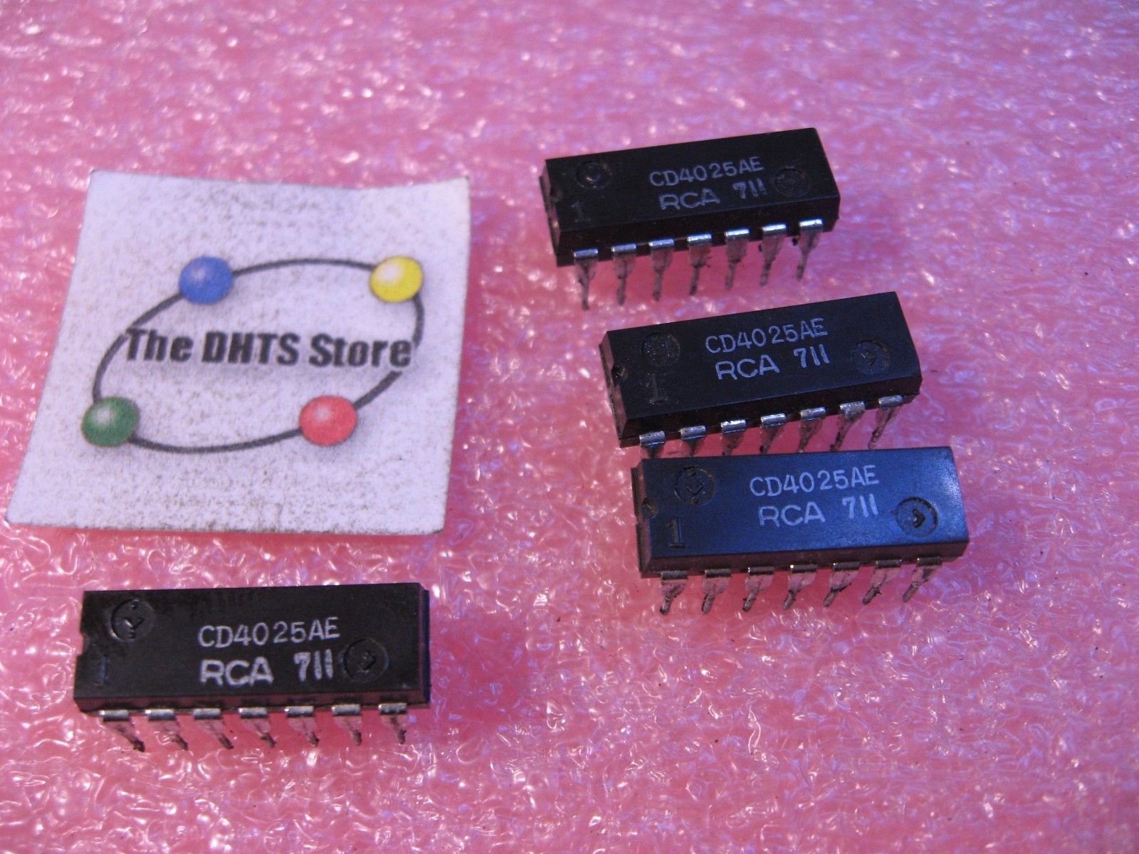 CD4025AE RCA IC CMOS Tripple 3-Input NOR Gate CD4025 4025 - NOS Qty 4 ...