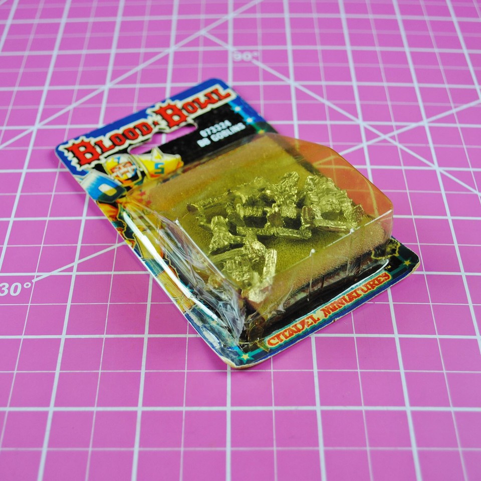 CLASSIC Blood Bowl Goblins, Metal Rare OOP Games Workshop Citadel ...