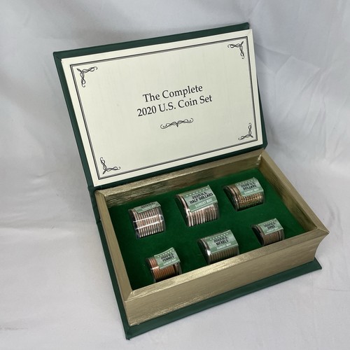Danbury Mint The Complete 2020 U.S. 72 Coin Set Sealed Tubes In Book ...