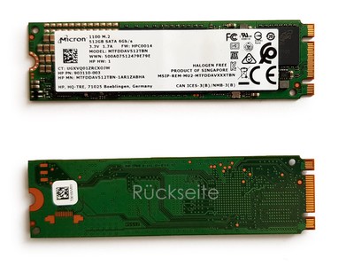 512 GB Micron 1100 Internal SSD M.2 SATA 6Gb/s Drive MTFDDAV512TBN ...