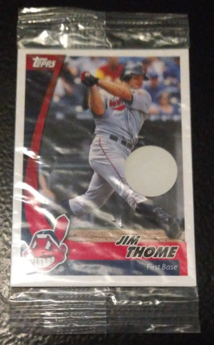 2002 Topps Post Cereal-2 Unopened Packs-HOFs Jeff Bagwell & Jim Thome ...