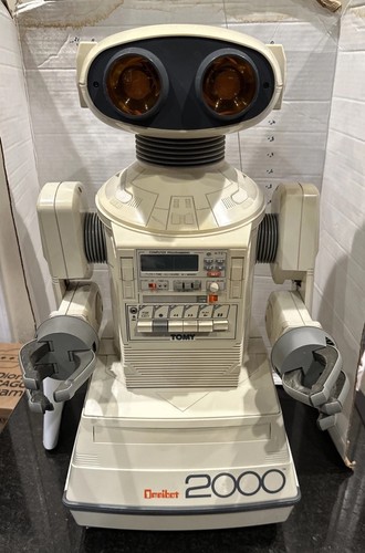 TOMY 1980's ORIGINAL RC OMNIBOT 2000 Drink Serving ROBOT NOT TESTED ...