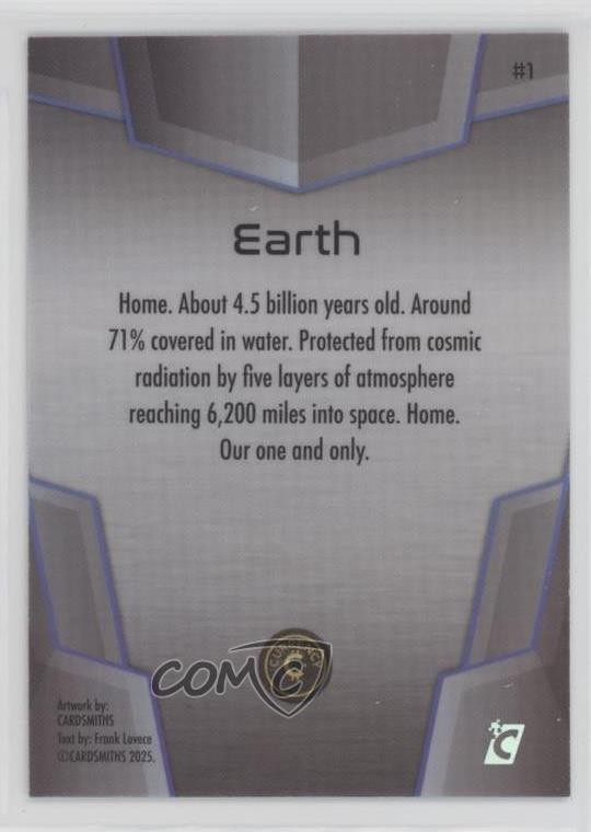 2025 Cardsmiths Currency Space Matrix Holo Foil Earth #1 0xr1 | eBay