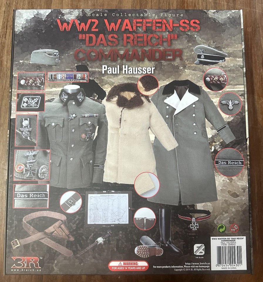 3R 1/6 Scale WW2 Waffen-SS Paul Hausser | eBay