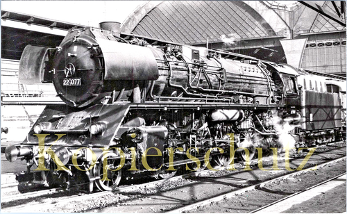 Dampflok Foto - 22 077 in Dresden Hbf, 1962 | eBay.de