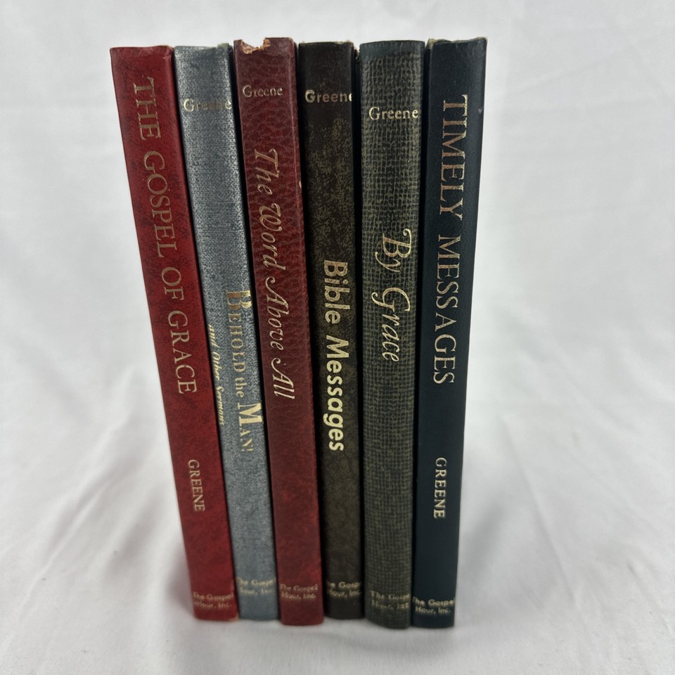 Lot of 9 Oliver B Greene Sermon Books Pamphlets 1970s The Gospel Hour ...