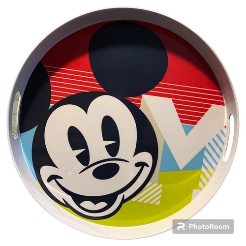 Disney Store Mickey Mouse Round 14” Serving Tray | eBay