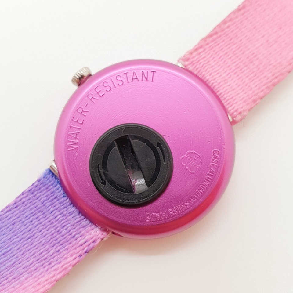 1997 Vintage Unicef Flik Flak by Swatch Watch for Kids and Women Purple ...