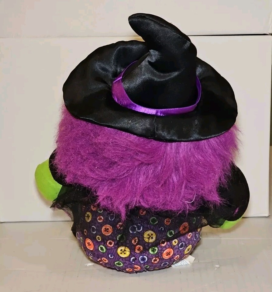 Vintage MTY Halloween Decor Witch Ghost Dancing Singing Blinking 15 ...