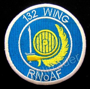 Norway Royal Norwegian Air Force 132nd Air Wing Patch | eBay