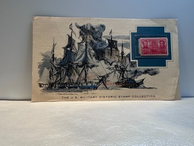 U.S. MILITARY Historical COLLECTION Card W/ 2c Stamp, Battle of Lake ...