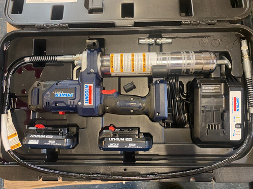Lincoln Industrial 20V Cordless Lithium-Ion PowerLuber 2sp Grease Gun ...