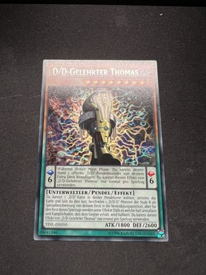 German Yugioh D/D Savant Thomas TDIL-EN010 Rare Nm | eBay