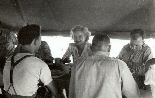 Vintage Photo Marjorie Reynolds Ray Eberle Movie Star Actress USO Camp ...