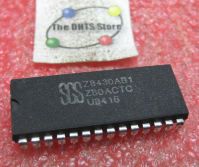 Z8430AB1 SGS Z80A-CTC Clock IC 28 Pin DIP Plastic - Used Qty 1 | eBay