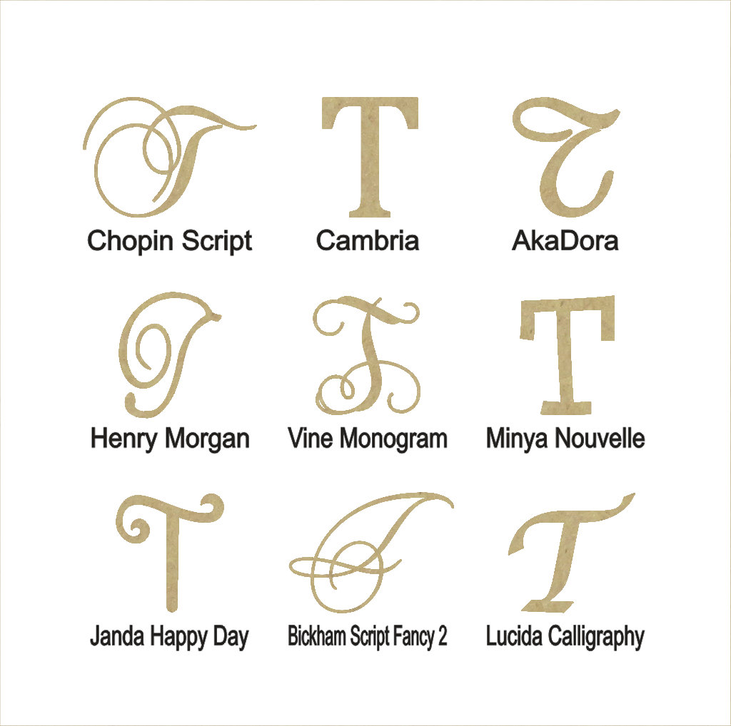 Wooden Letters – Cursive Wood Letter for Wall Décor for Wall, Nursery ...