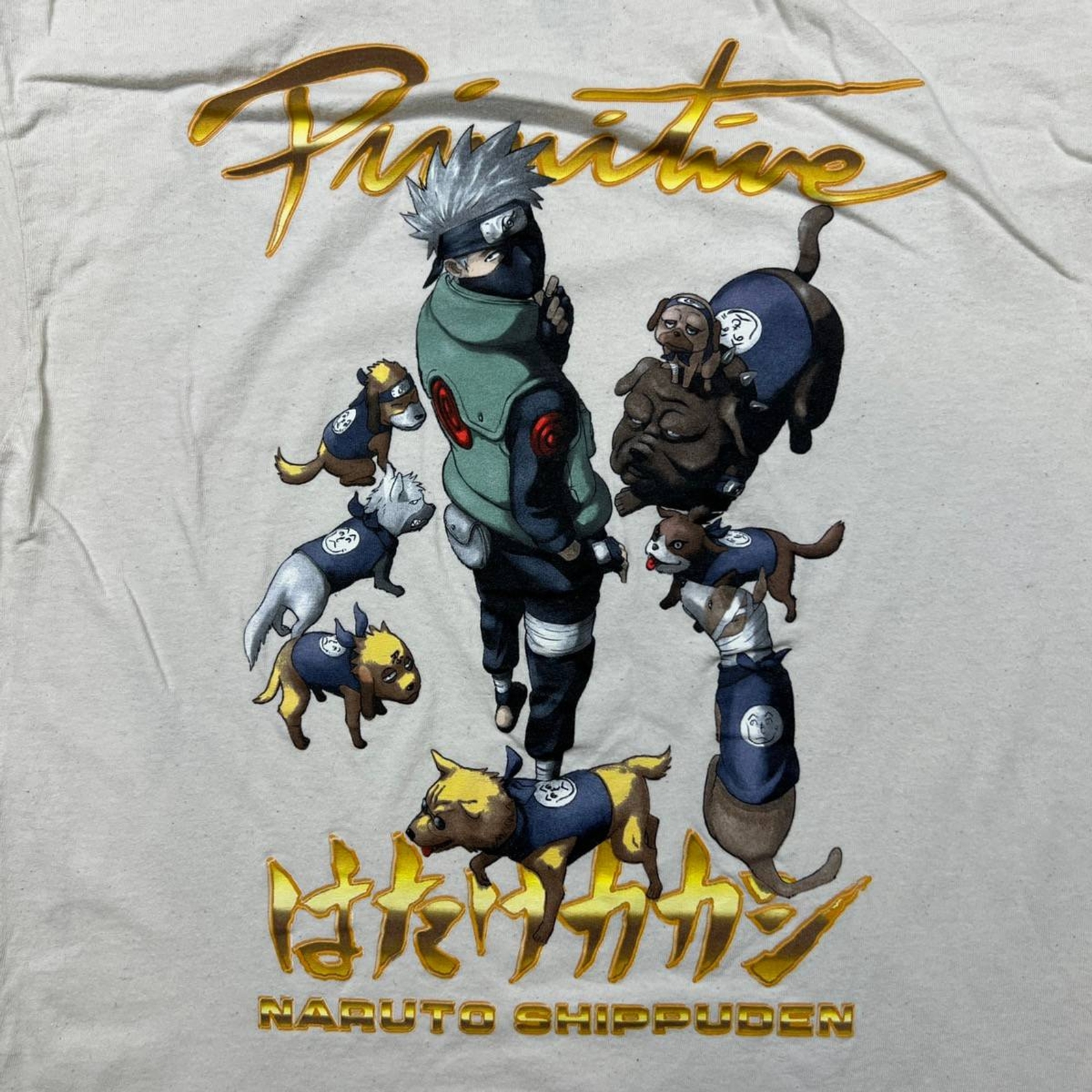 Vintage Primitive Naruto Shippuden Kakashi Anime Tee … - Gem