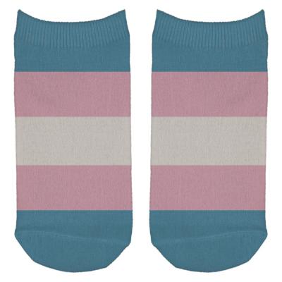 LGBT Transgender Pride Flag All Over Adult Ankle Socks | eBay