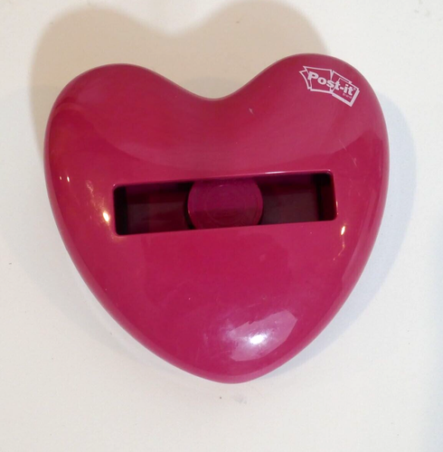 Heart Post It Note Holder Pop Up Post It Holder Pink Shaped Like a ...