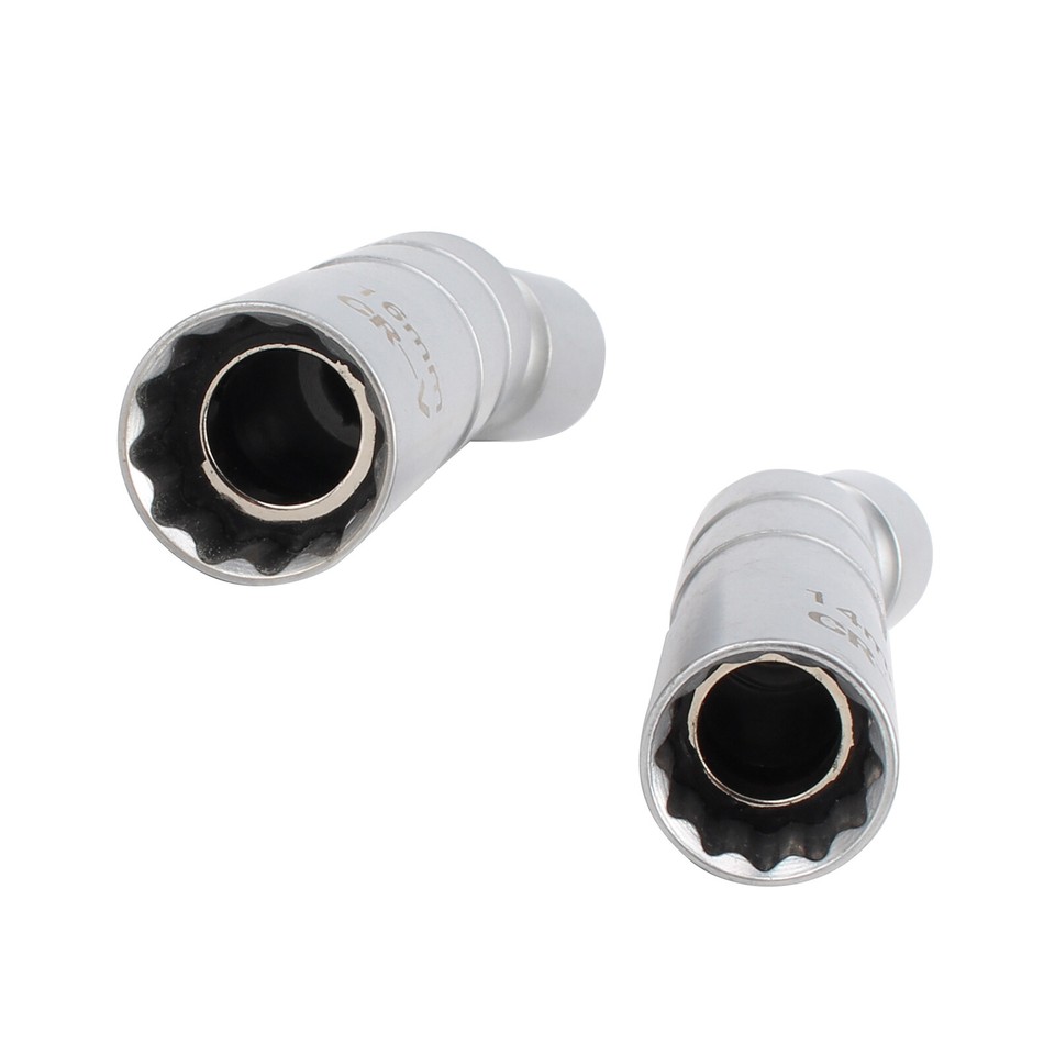 For BMW 12PT 14&16mm Thin Wall Magnetic Swivel 3/8" Spark Plug Socket ...