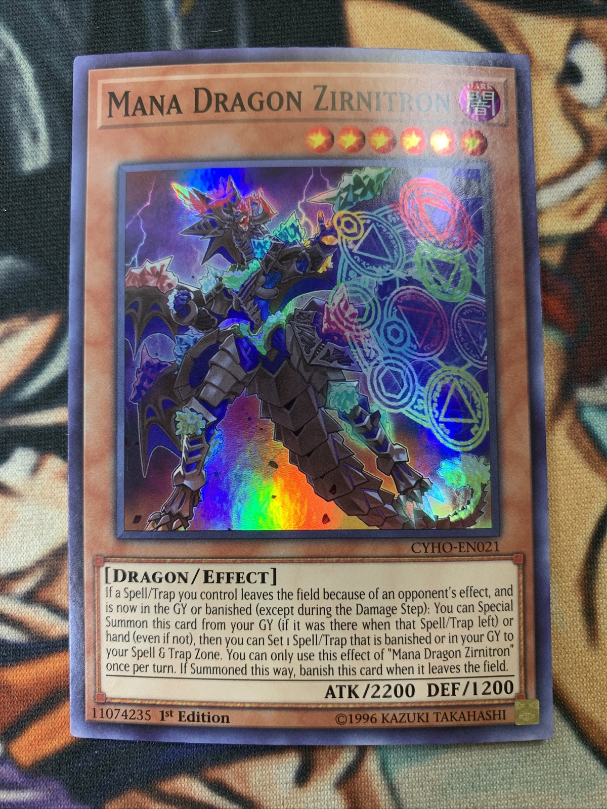 Mana Dragon Zirnitron CYHO-EN021 Super Rare 1ST Edition yugioh! | eBay