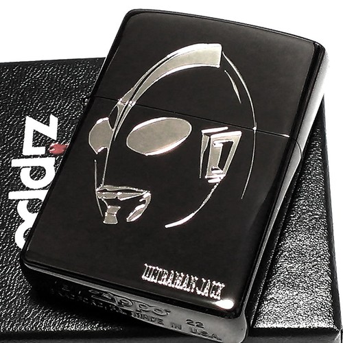 Ultraman Jack ZIPPO Lighter Black Ion Finish Used Collectible Ultraman ...