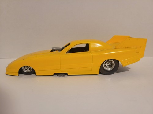 Vintage Yellow Drag Car Built Plastic Model | eBay