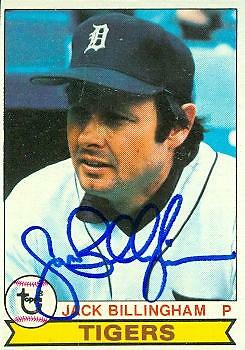 Jack Billingham autographed Baseball Card (Detroit Tigers) 1979 Topps ...
