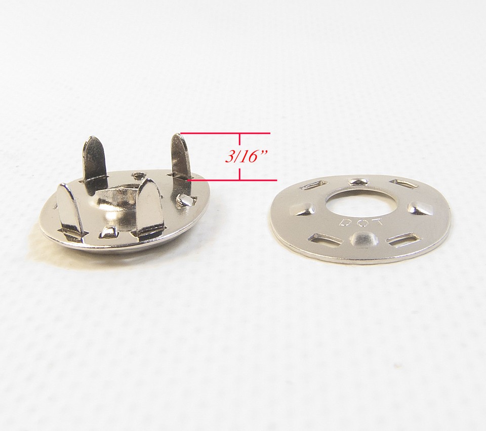 Lift The Dot Fasteners, Socket & Clinch Plate, 20 Pc. Set Marine Grade ...
