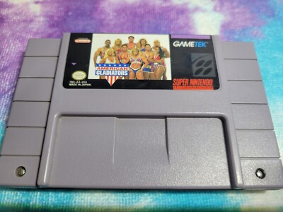 American Gladiators SNES Authentic - Super Nintendo Gametek 43948510101 ...