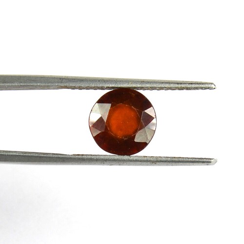 4.10 Ct Beautiful Natural Certified Hessonite/Gomed Round Shape Loose ...