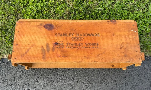 Antique Vintage Stanley Hardware Stanley Works, New Britain Wooden ...