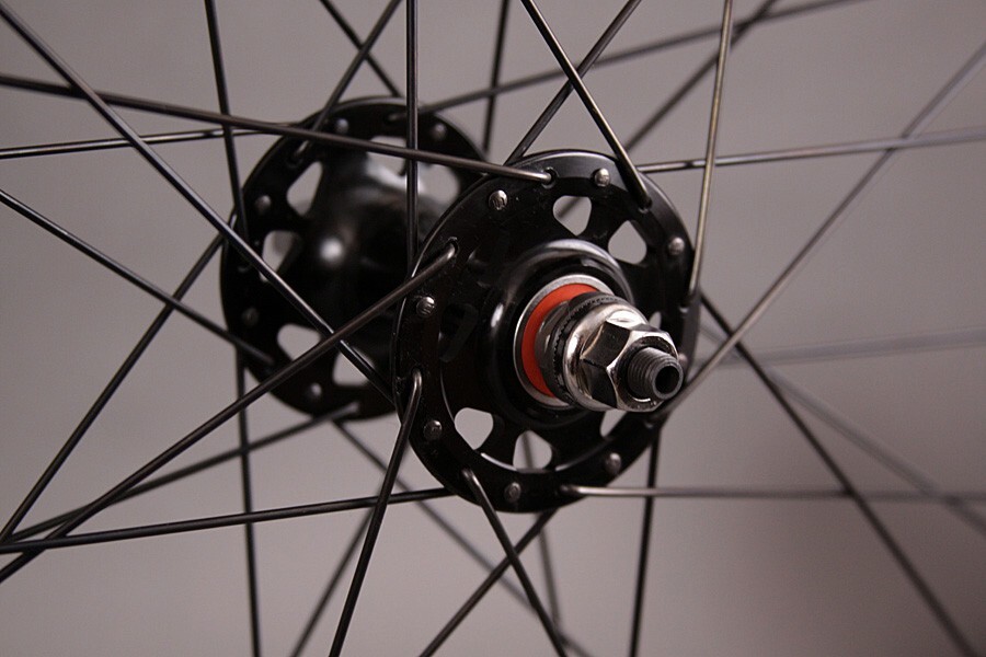 H + PLUS SON TB14 Rims Black Formula Track Hubs Single Speed Fixed Gear ...