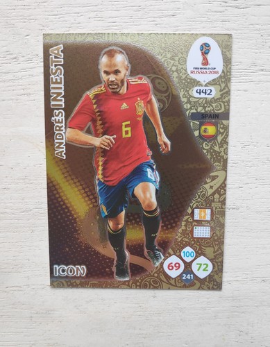 Panini Andres Iniesta Icon World Cup 2018 Russia Spain Espana | eBay