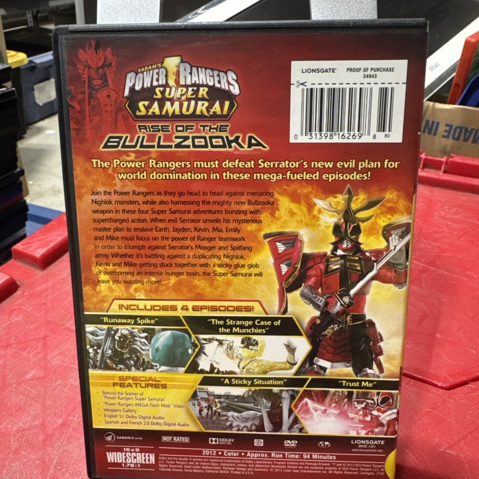 Power Rangers Super Samurai: Rise Of The Bullzooka Vol. 3 [DVD] | eBay