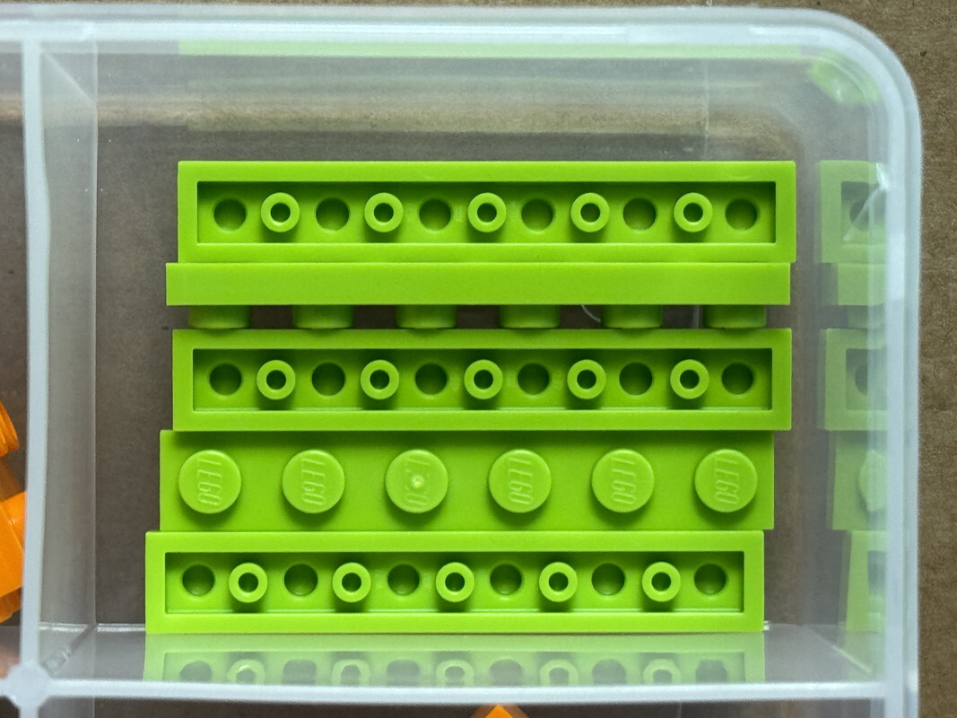 LEGO Parts - Lime Plate 1 x 6 - No 3666 - QTY 5 | eBay