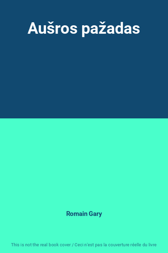 Ausros pazadas, Romain Gary | eBay